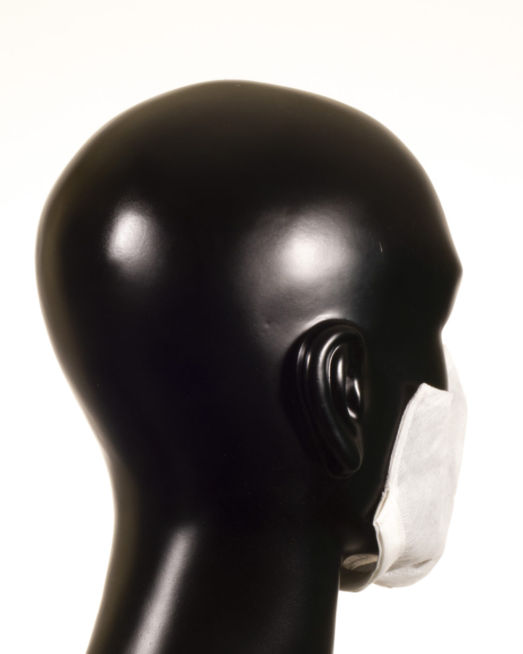 Strapless Face Mask 100% Polypropylene White Fabric with Filter Pocket ...